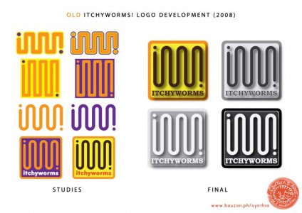 Design Process: the new Itchyworms logo | Cynthia, inside.