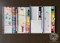 My DIY Portable Watercolor Kit | Cynthia, inside.